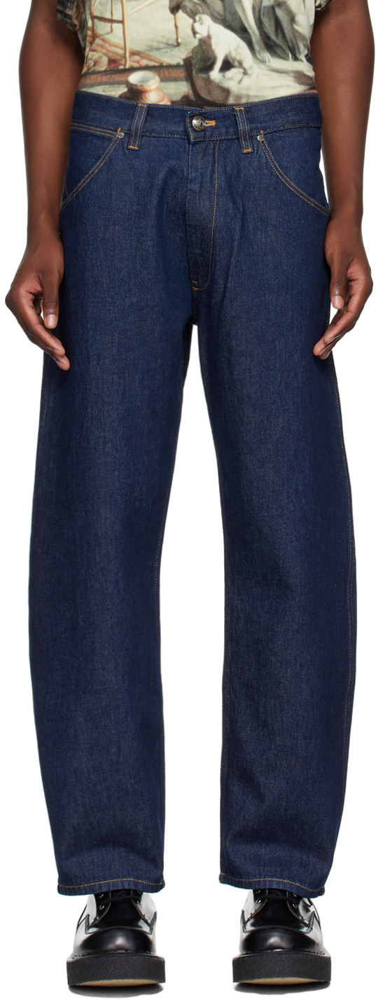 Vivienne Westwood Indigo Ranch Jeans In Aw24-Snkn Orb/Indigo - 60